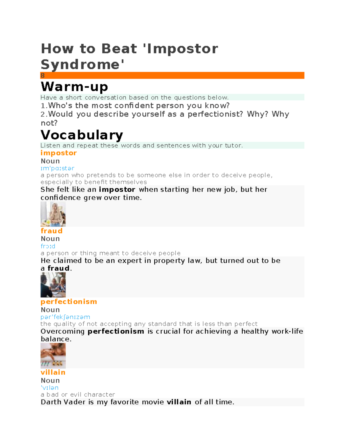 How to Beat Impostor Syndrome - How to Beat 'Impostor Syndrome' 8 Warm ...