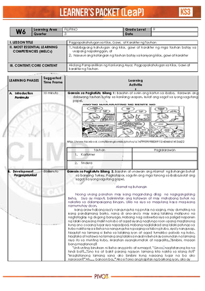 PE1 Module 1 Nature AND Scope OF Physical Education - Republic of the ...