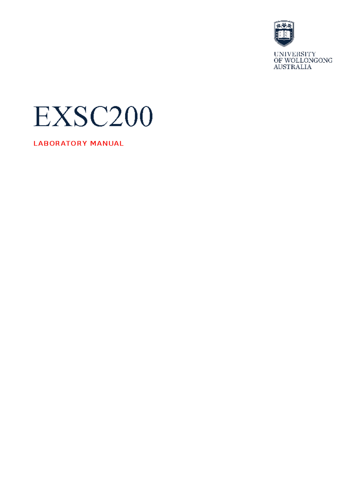 Prac Notes Lower-Limb Power - EXSC LABORATORY MANUAL Practical 6 GYM ...