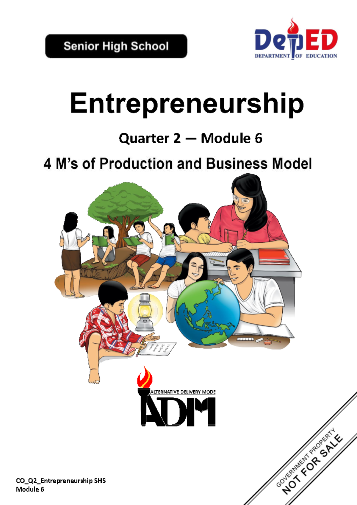 MODULE 6 ENTREP - 1 Quarter 2 — Module 6 CO_Q 2 _Entrepreneurship SHS 2 ...