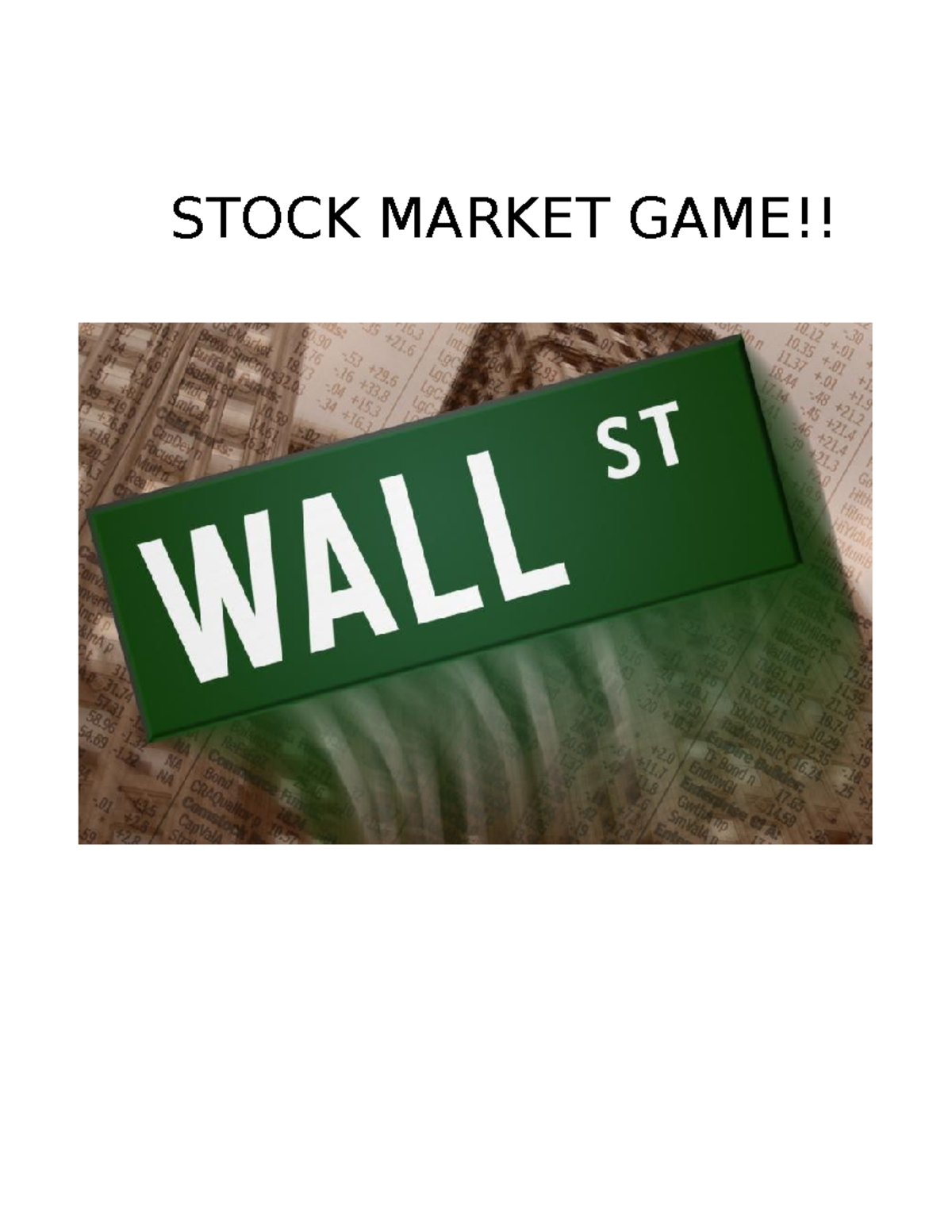 Copy of Stockmarketgame (2)-1 - STOCK MARKET GAME!! Stock Market Game ...