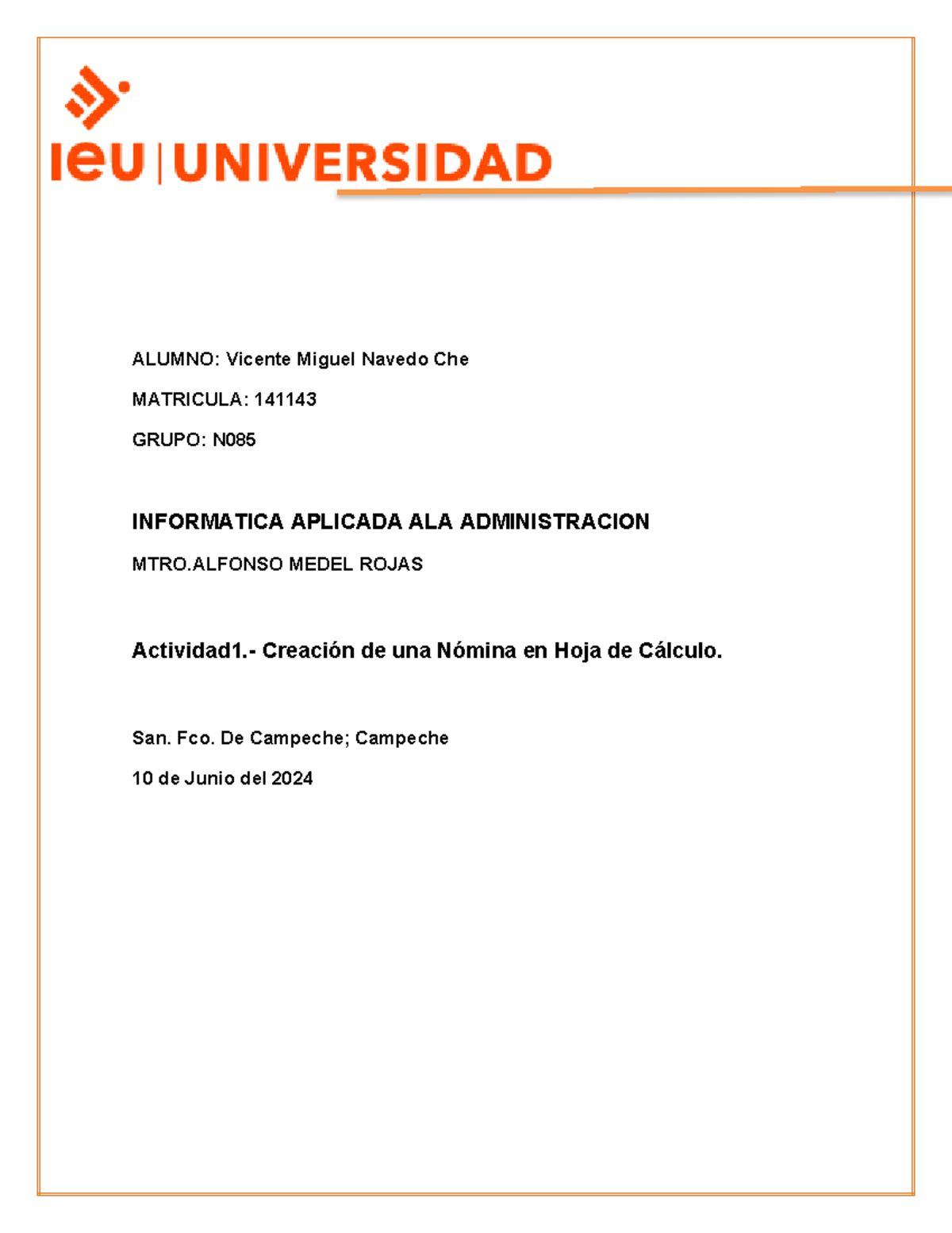 Actividad 3 Derecho Fiscal - ALUMNO: Vicente Miguel Navedo Che ...