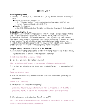 BEH 5041 Unit 7 Reading Assignment and Guided Reading Questions - Deprecated API usage: The SVG ...
