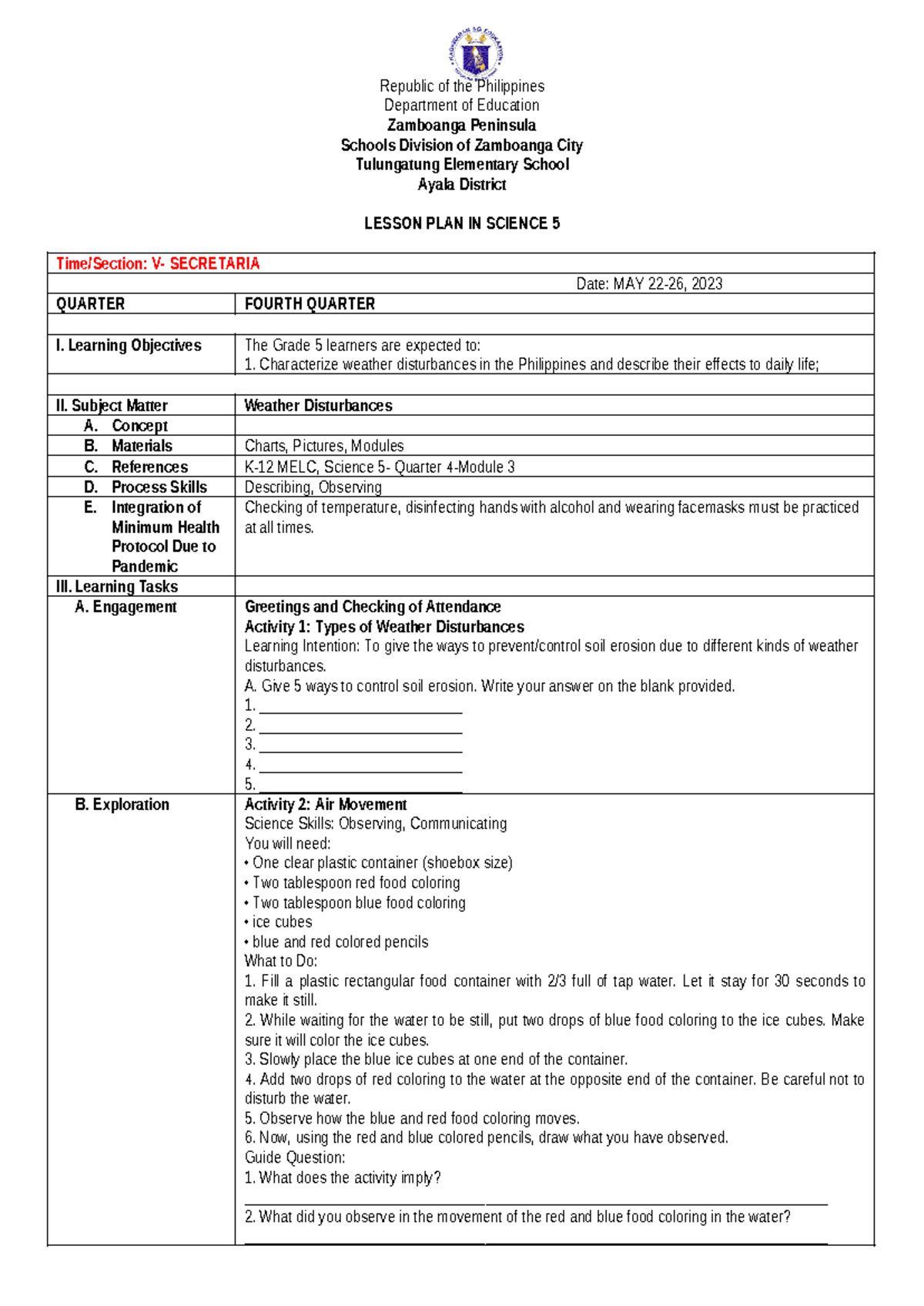Science-Q4- Module 4-LP - Republic of the Philippines Department of ...