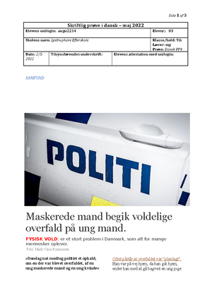 Portrætartikel, gruppearbejde - Portrætartikel – Thomas Korsgaard 1 ...