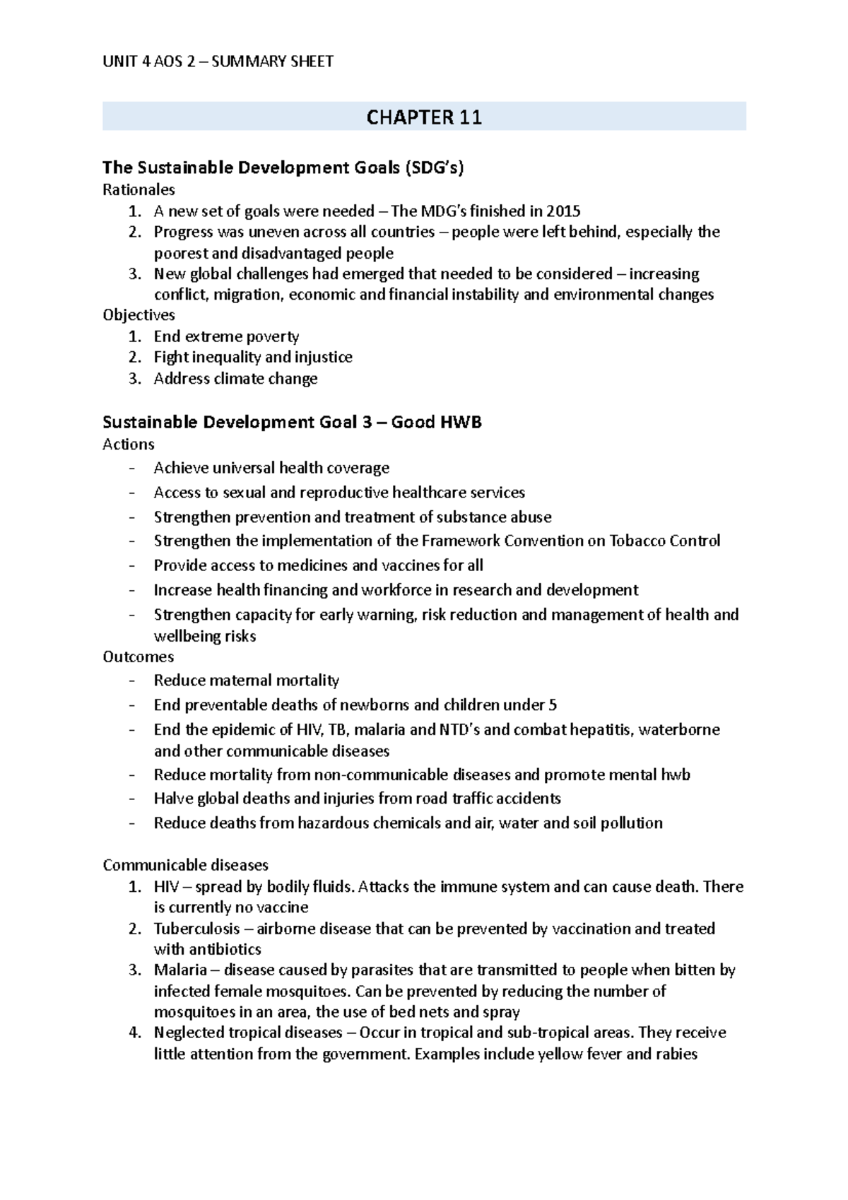 AOS 2 summary - This is a set of notes of Unit 4 Aos 2, regarding the ...