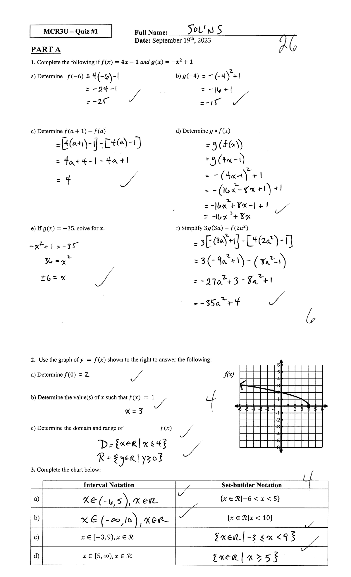 Quiz 2 solutions mcr3u 2023 - Studocu