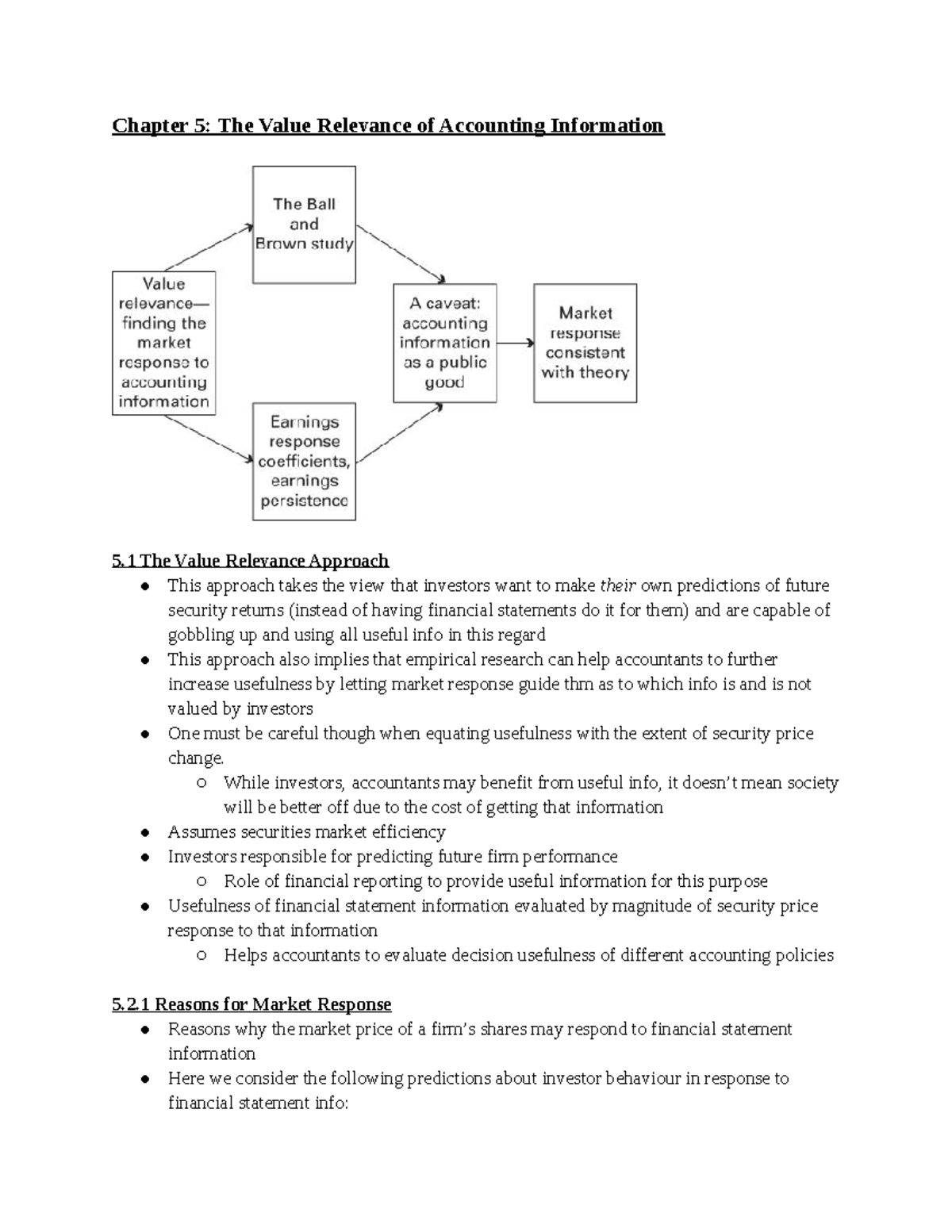Chapter 5 The Value Relevance of Accounting Information - Chapter 5 ...