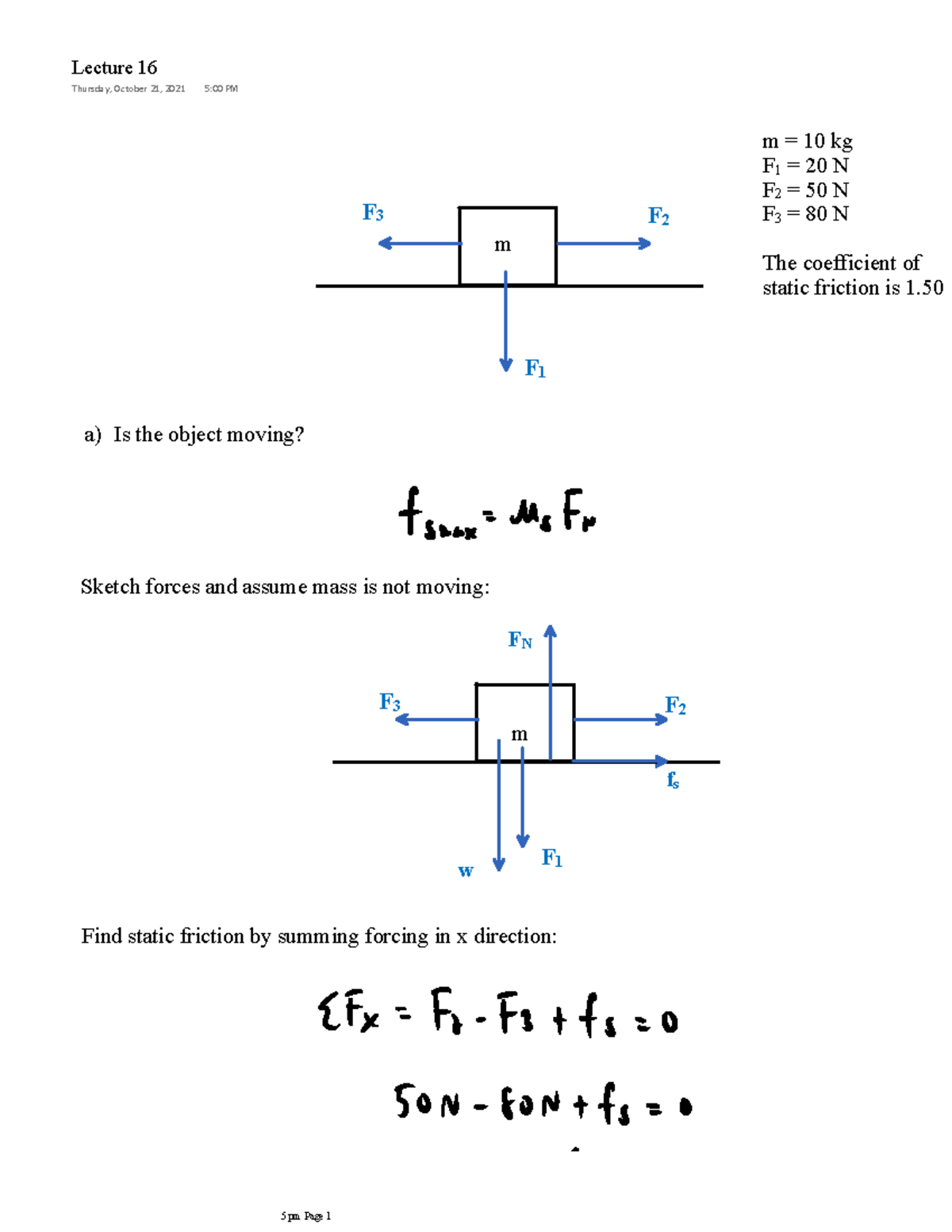 5 16 - detailed lectured notes on general 1 physics material, Robert ...