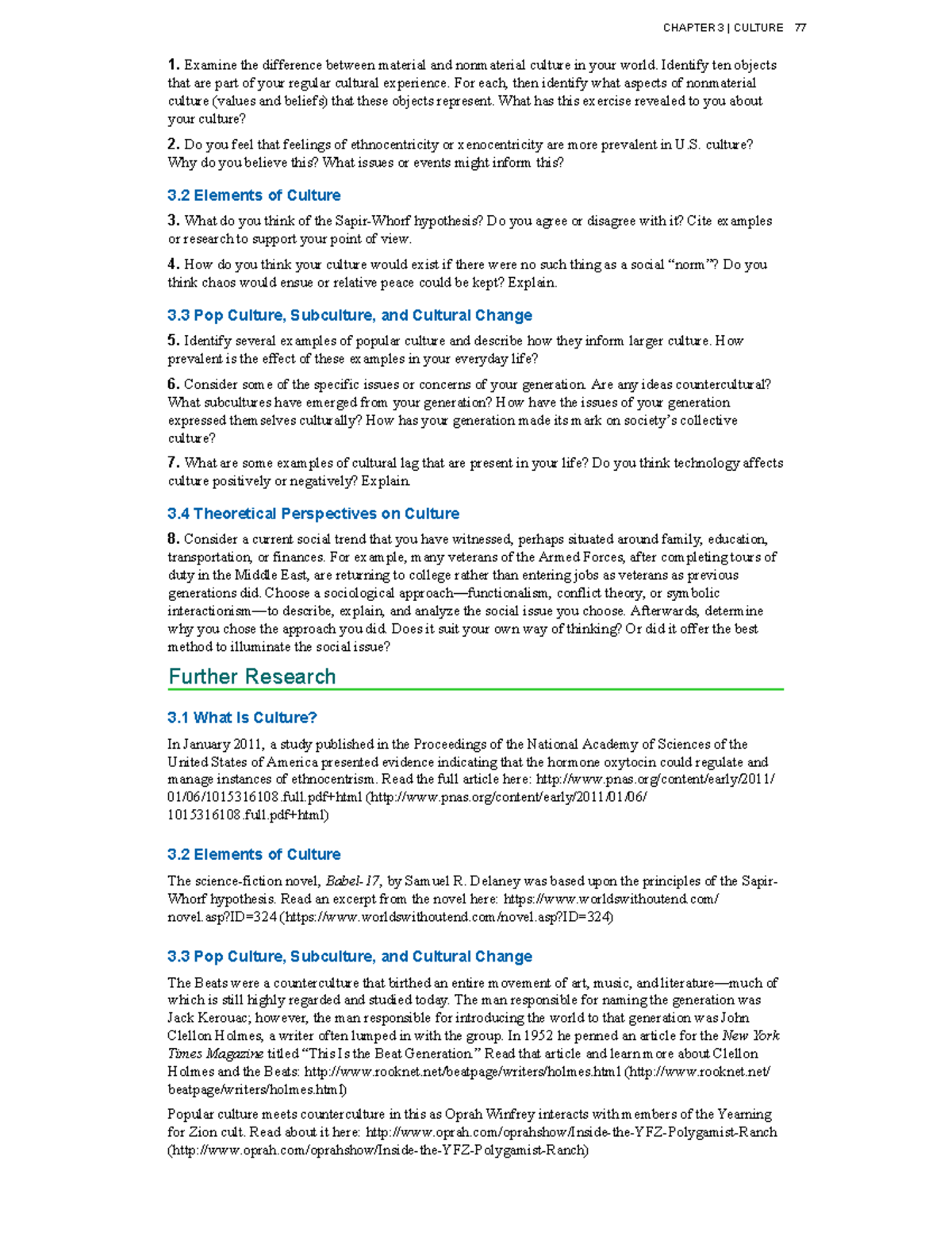 Sociology textbook -14 Lecture Notes - Examine the difference between ...