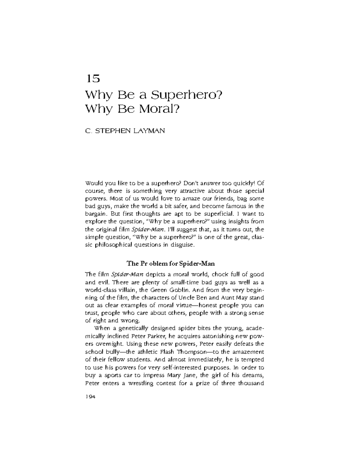 WHY-BE-A- Superhero WHY-BE- Moral - Would you like to be a superhero ...