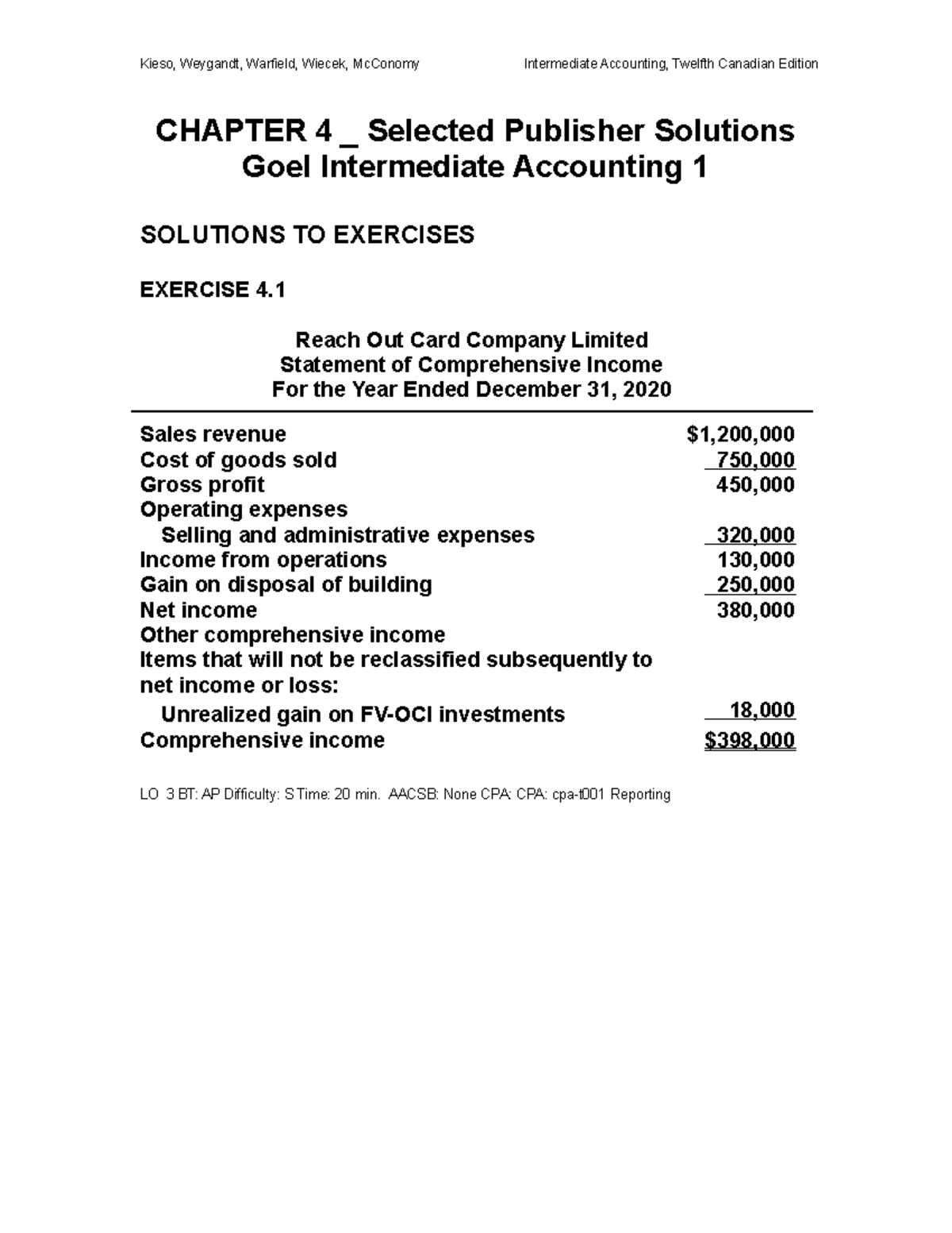 Ch04 12th Goel Selected Solutions - CHAPTER 4 _ Selected Publisher ...