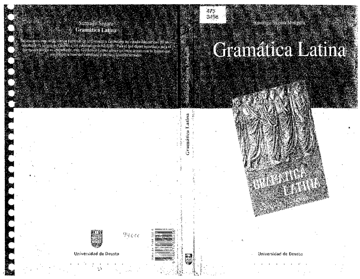 Gramatica Latina. Santiago Segura Munguía - .• , /(/·(· Universidad de ...