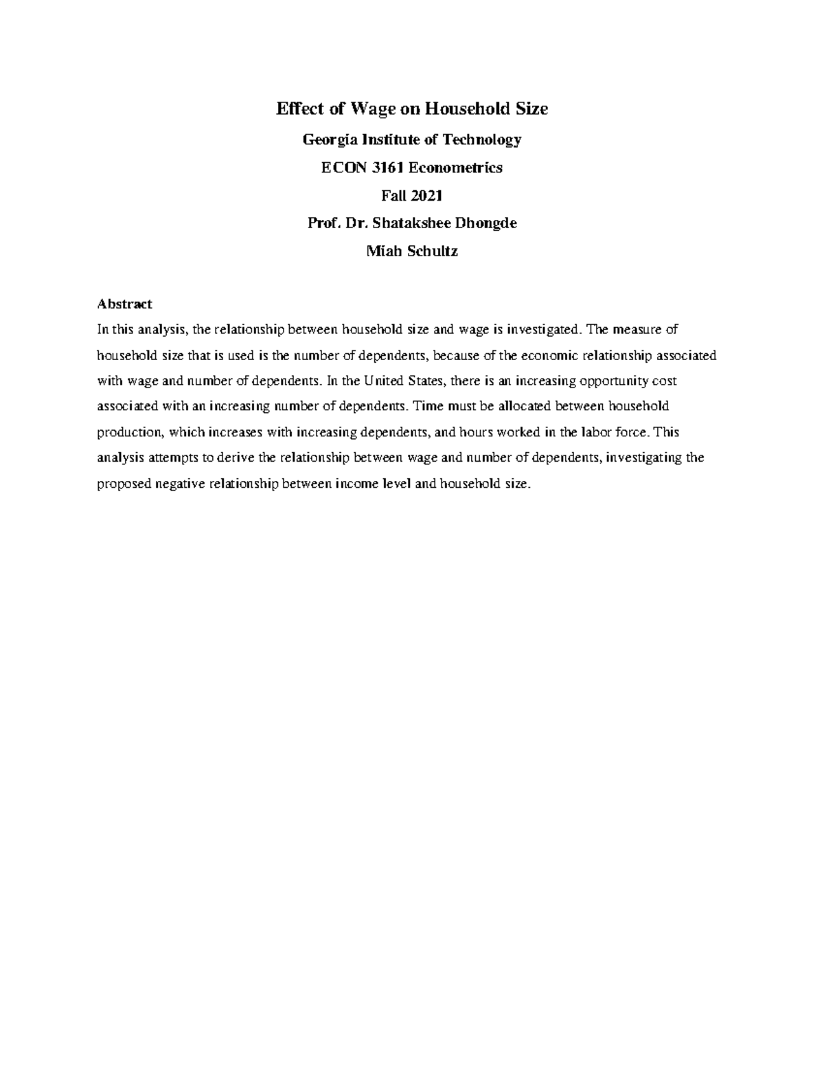 Effect Of Wage On Household Size Effect Of Wage On Household Size effect-of-wage-on-household-size-effect-of-wage-on-household-size