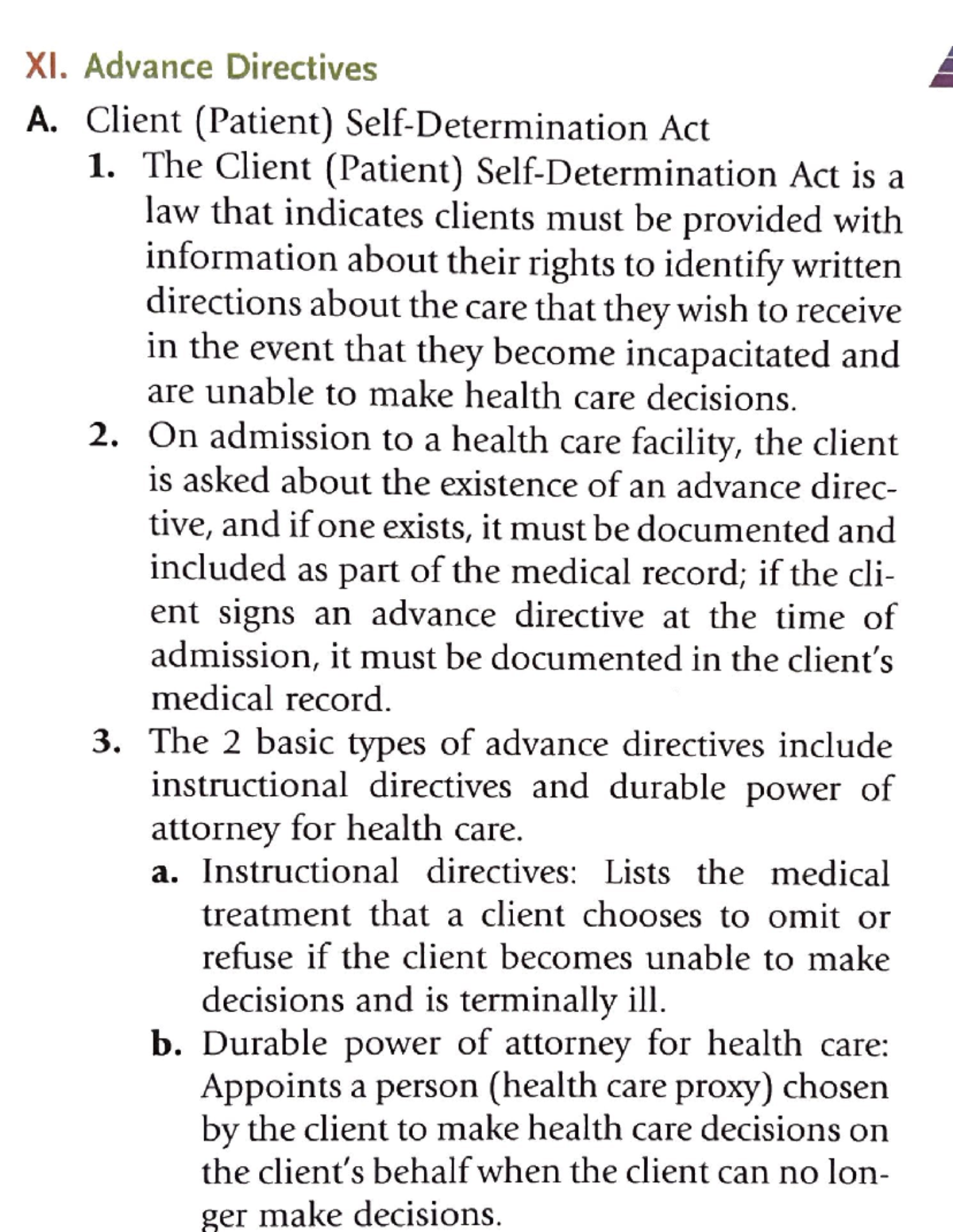 Advanced directives explanation - X l. A d v a n c e D i r e c t i v e ...