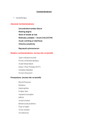 Cervical Spine MSK Red Flags - Studocu