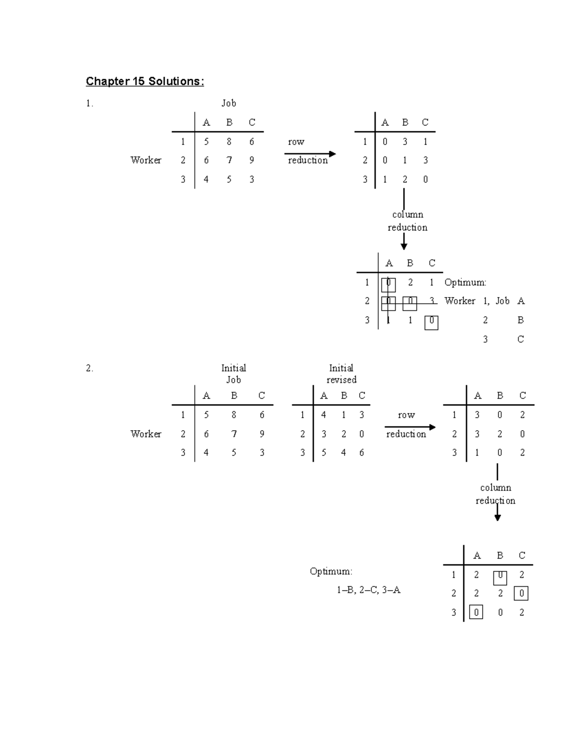 Chapter 15 Solutions - Operations Management - Chapter 15 Solutions ...