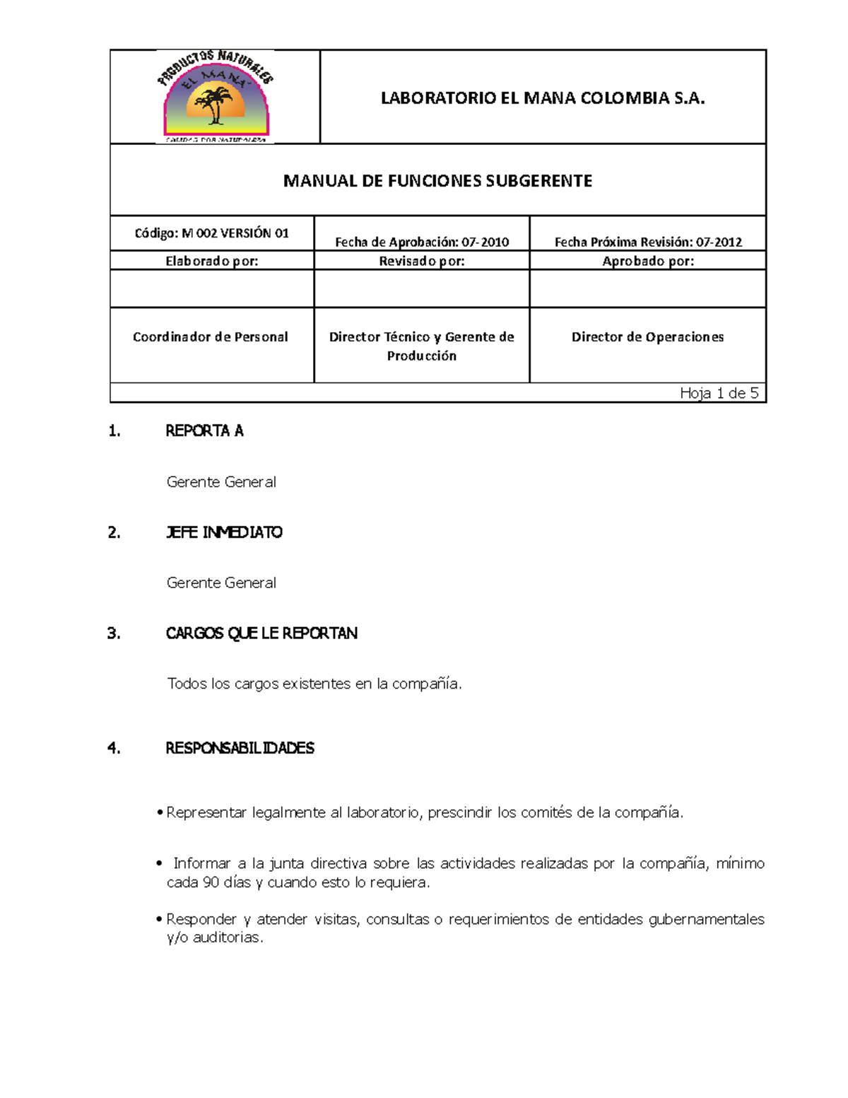 Subgerente O Que Faz - FDPLEARN