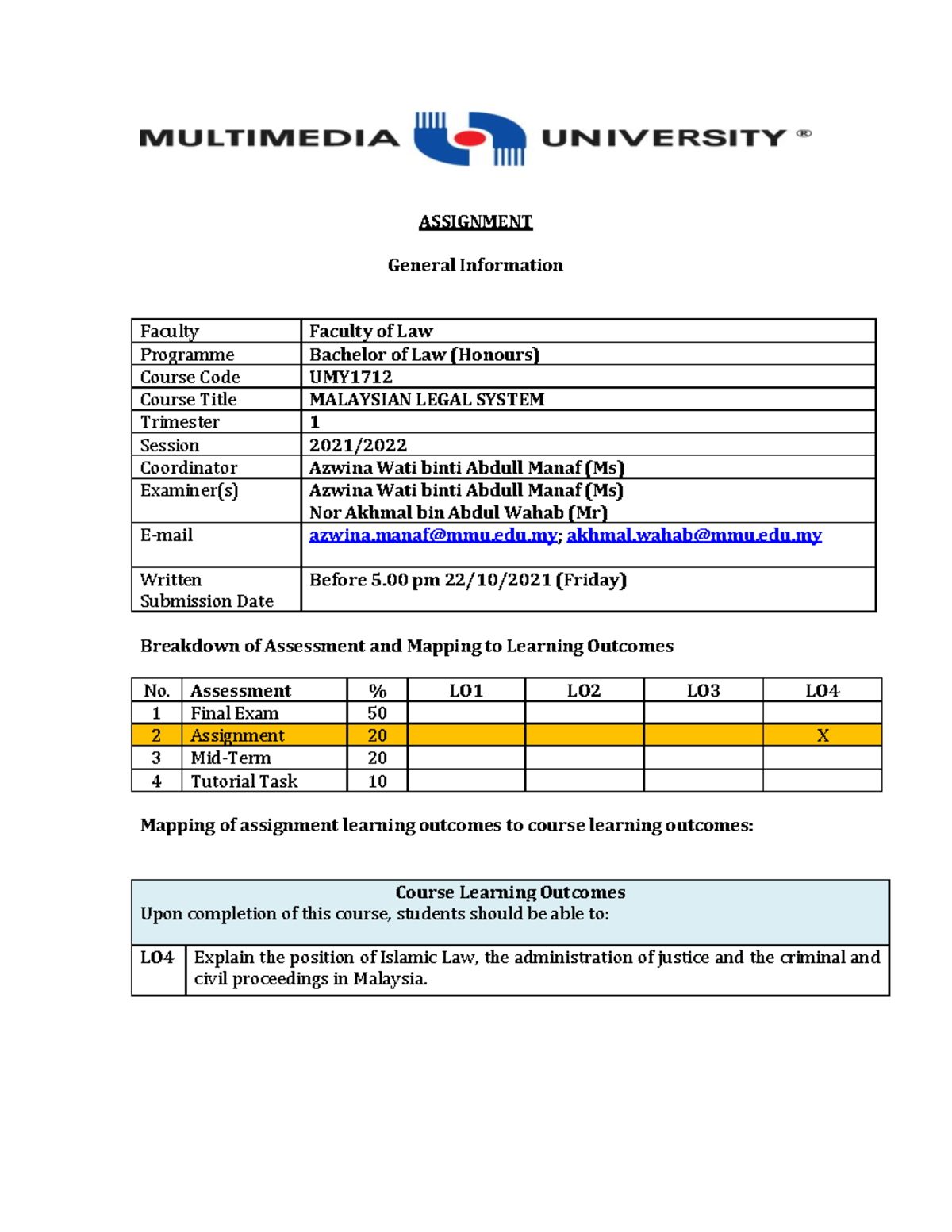 Project ( Written Assignment) Questions Only - ASSIGNMENT General ...
