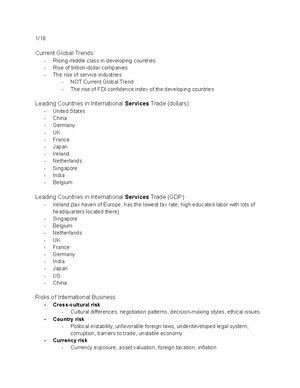 BA 203 Innovation - Notes on things covered in class and the class ...