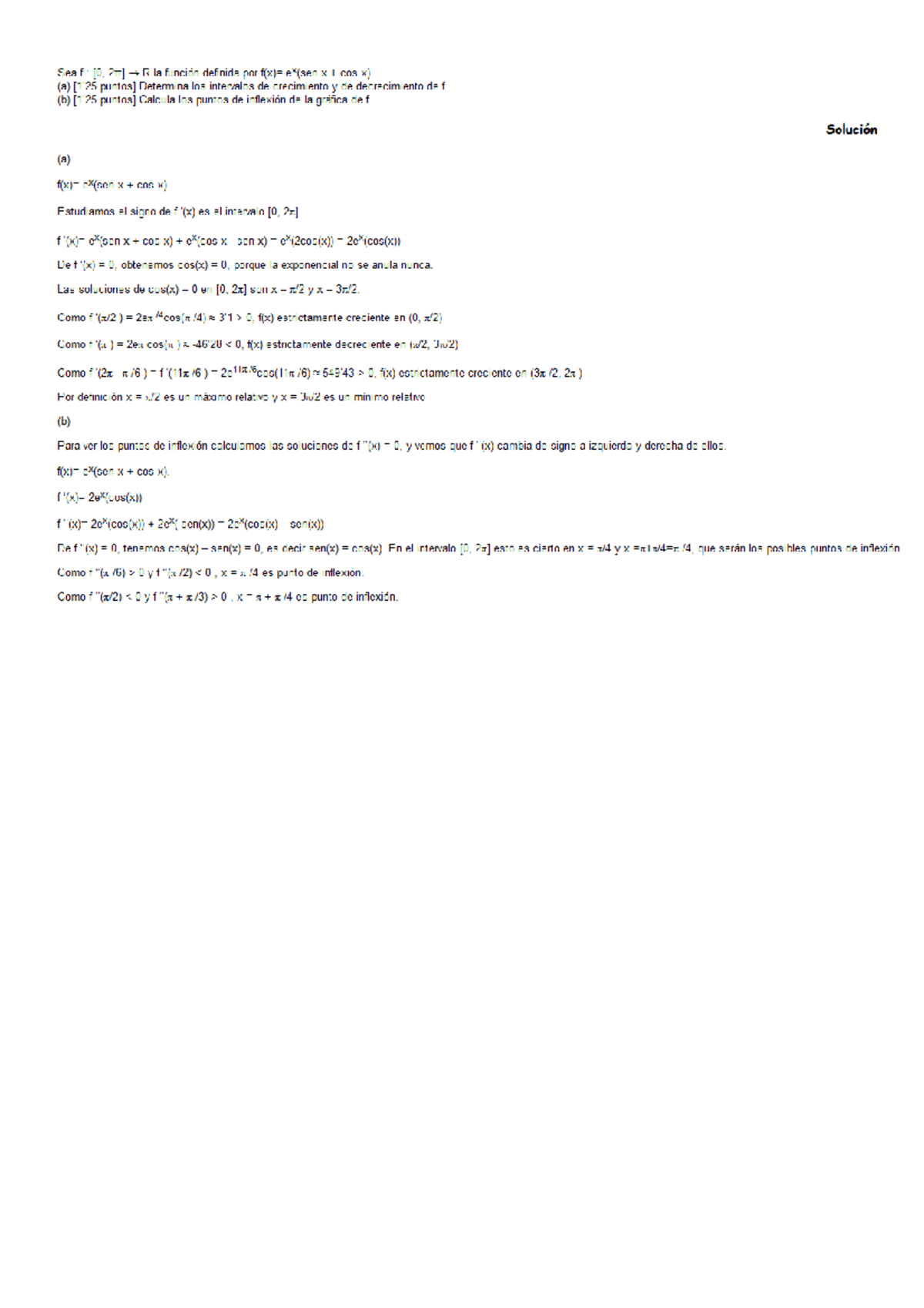 Ejerc - mat - 2 Bachillerato - Studocu