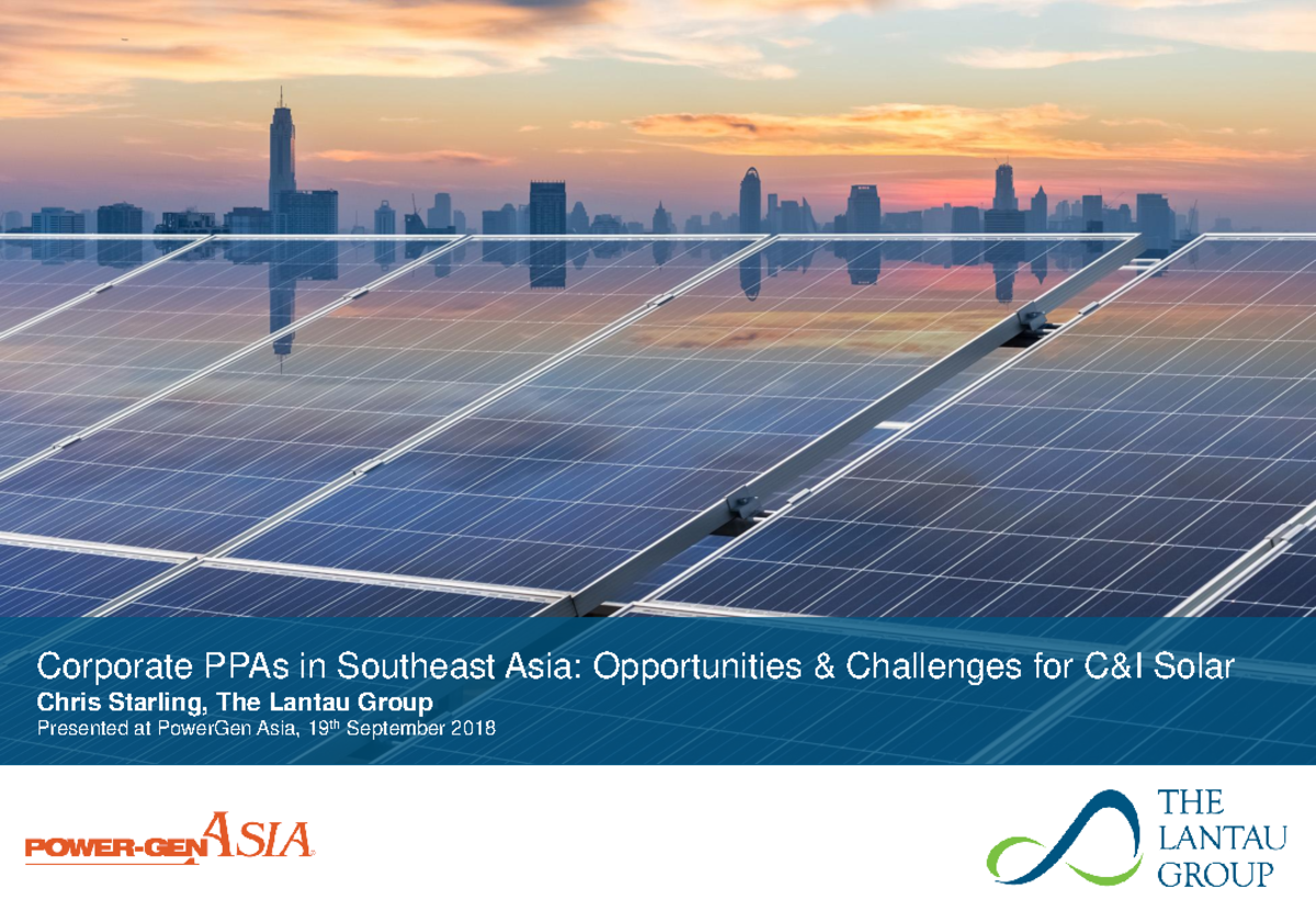 Lantau Group Corporate PPA - Corporate PPAs in Southeast Asia ...