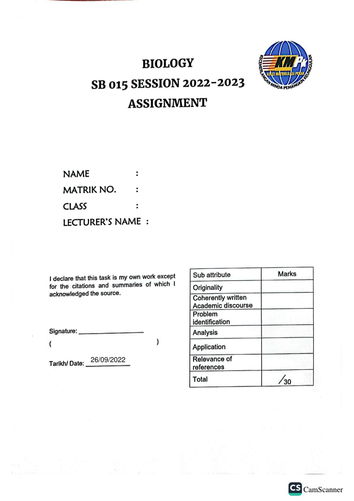 Biology Assignment 1 - PROKARYOTES VS EUKARYOTES Cells can be divided ...