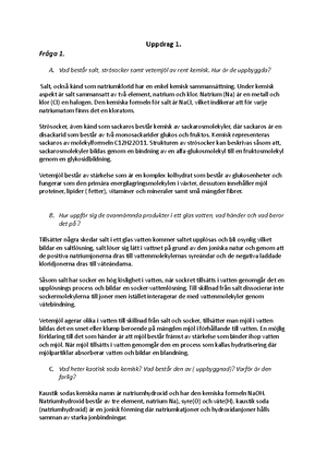 Laboration 1 - p H med rödkål - Laboration - pH med rödkål Naturkunskap ...