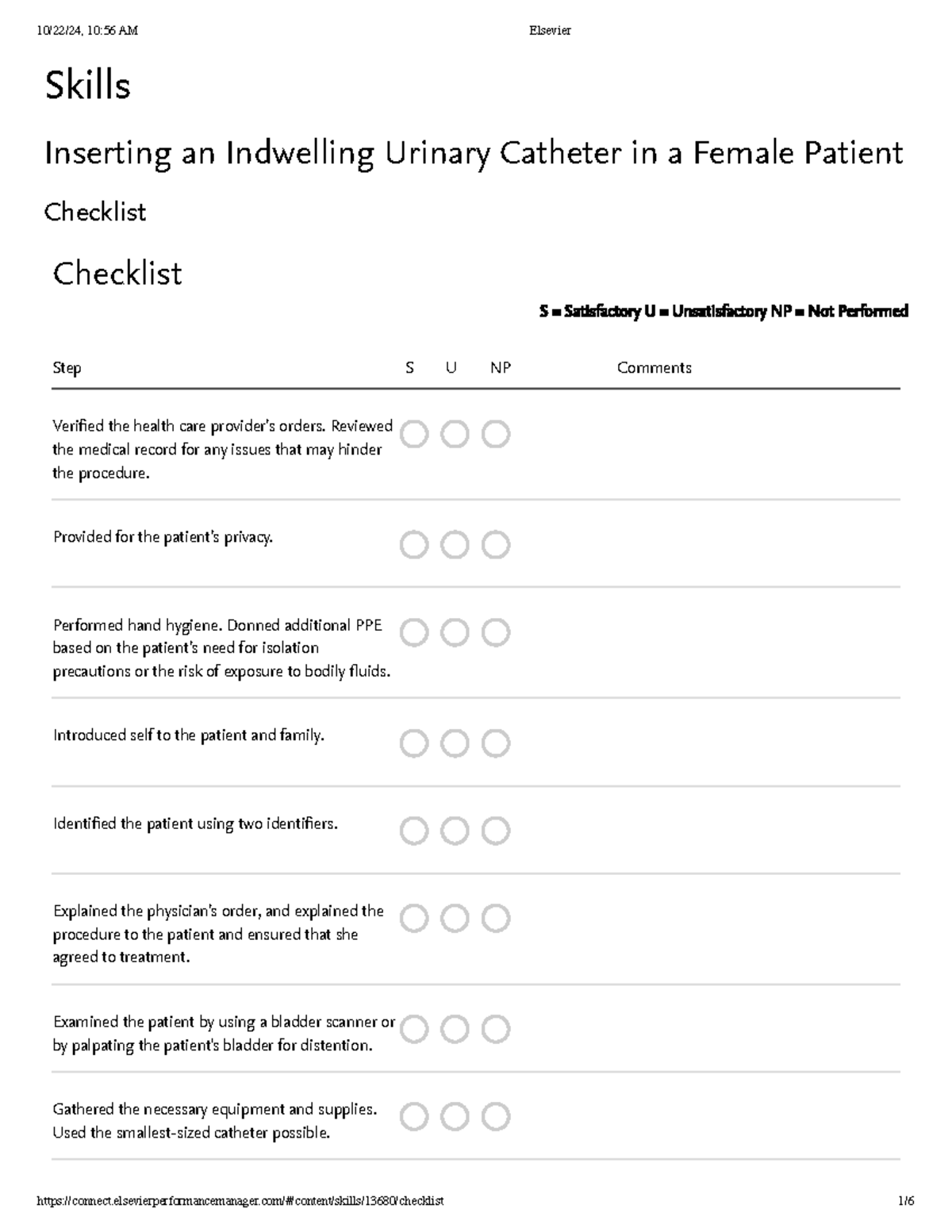 Foleytest - foley - Skills Inserting an Indwelling Urinary Catheter in ...