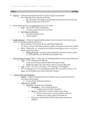 Health Care Delivery Chapter 1 - CHAPTER 1: HEALTHCARE DELIVERY IN ...