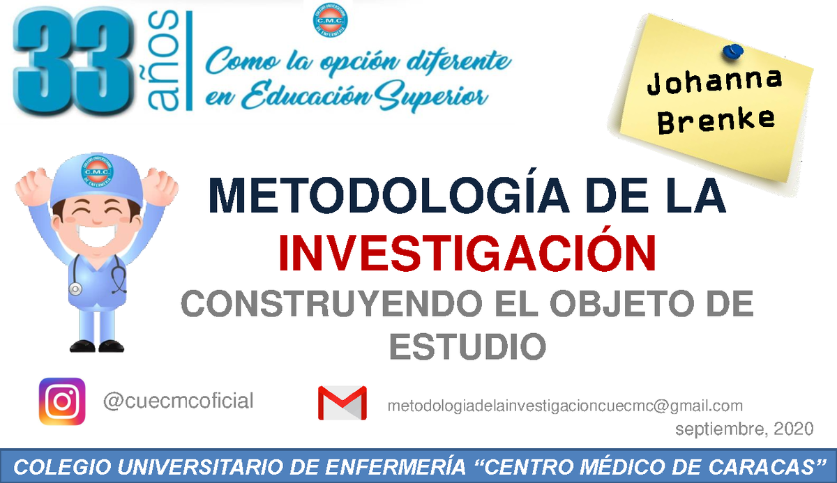 Clase 3 EL Objeto DE Estudio - METODOLOGÍA DE LA INVESTIGACIÓN ...