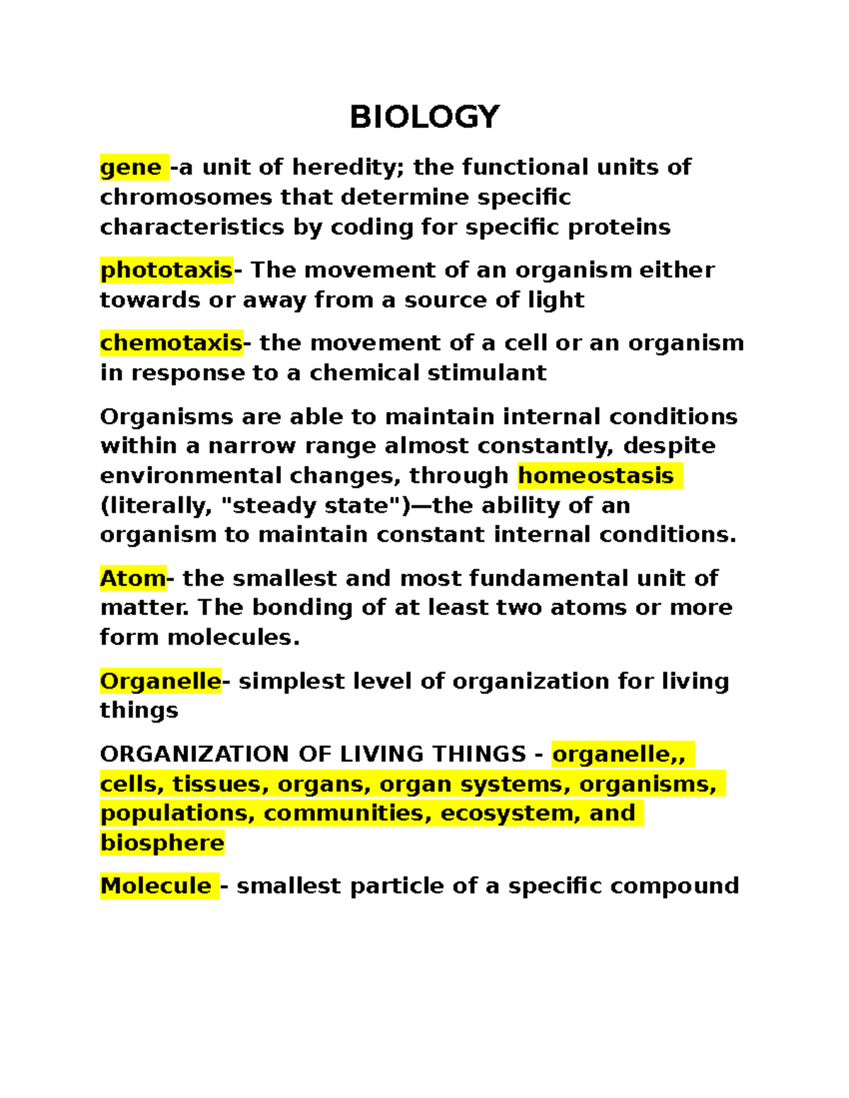 Biology-WPS Office - Hope it can help you - BIOLOGY gene -a unit of ...