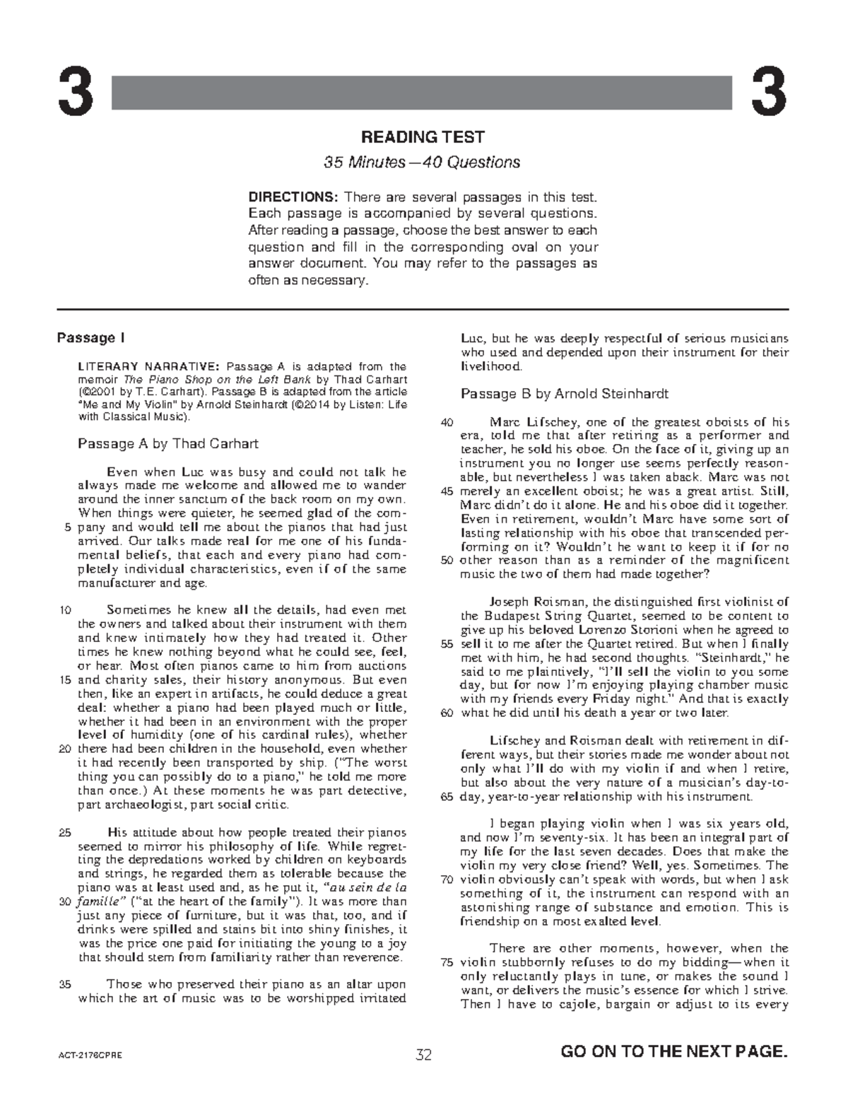 ACT Reading Practice - l l l l l l l l l l l l l l l l l l l l l l l l ...