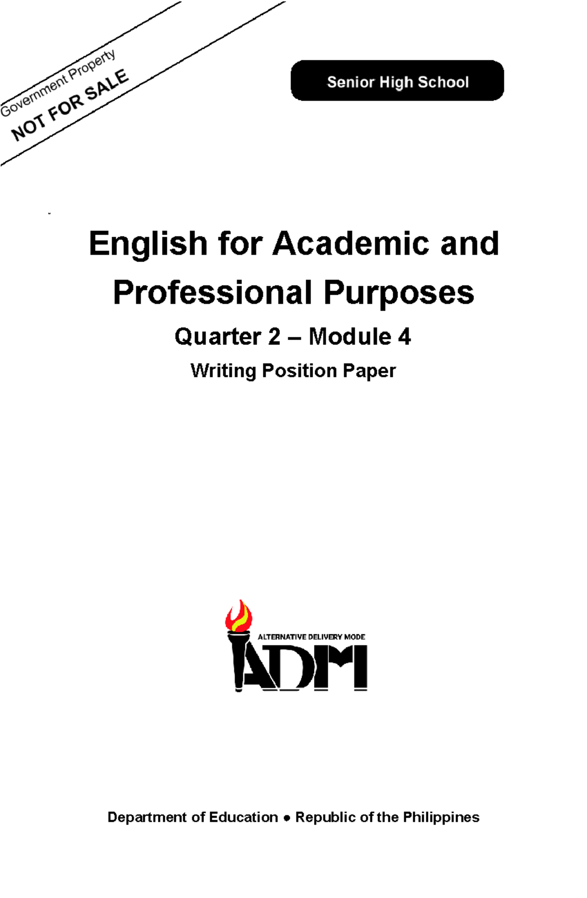 EAPP Module 4 version 3 - English for Academic and Professional ...