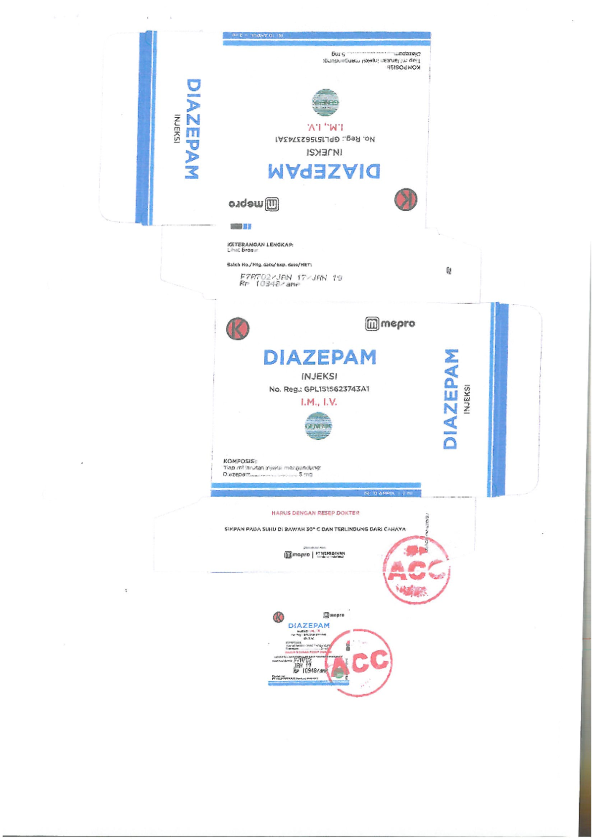 Informasi Produk Diazepam Injeksi - farmasi - Studocu