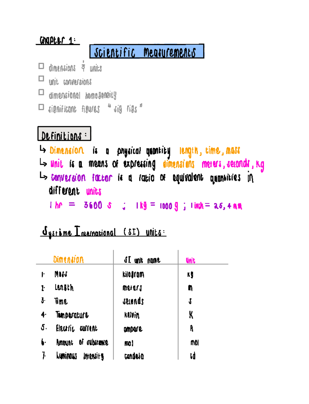 1. Scientific Measurement - chapter Ii scientific Measurements ...