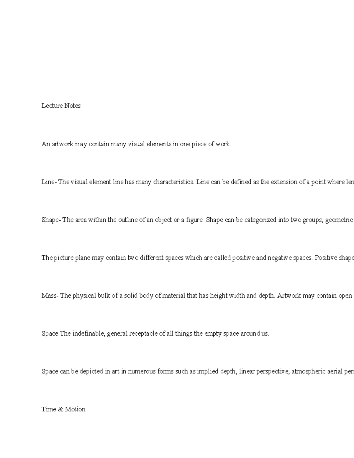 Untitled document-5 - Reflection Analysis - Lecture Notes An artwork ...