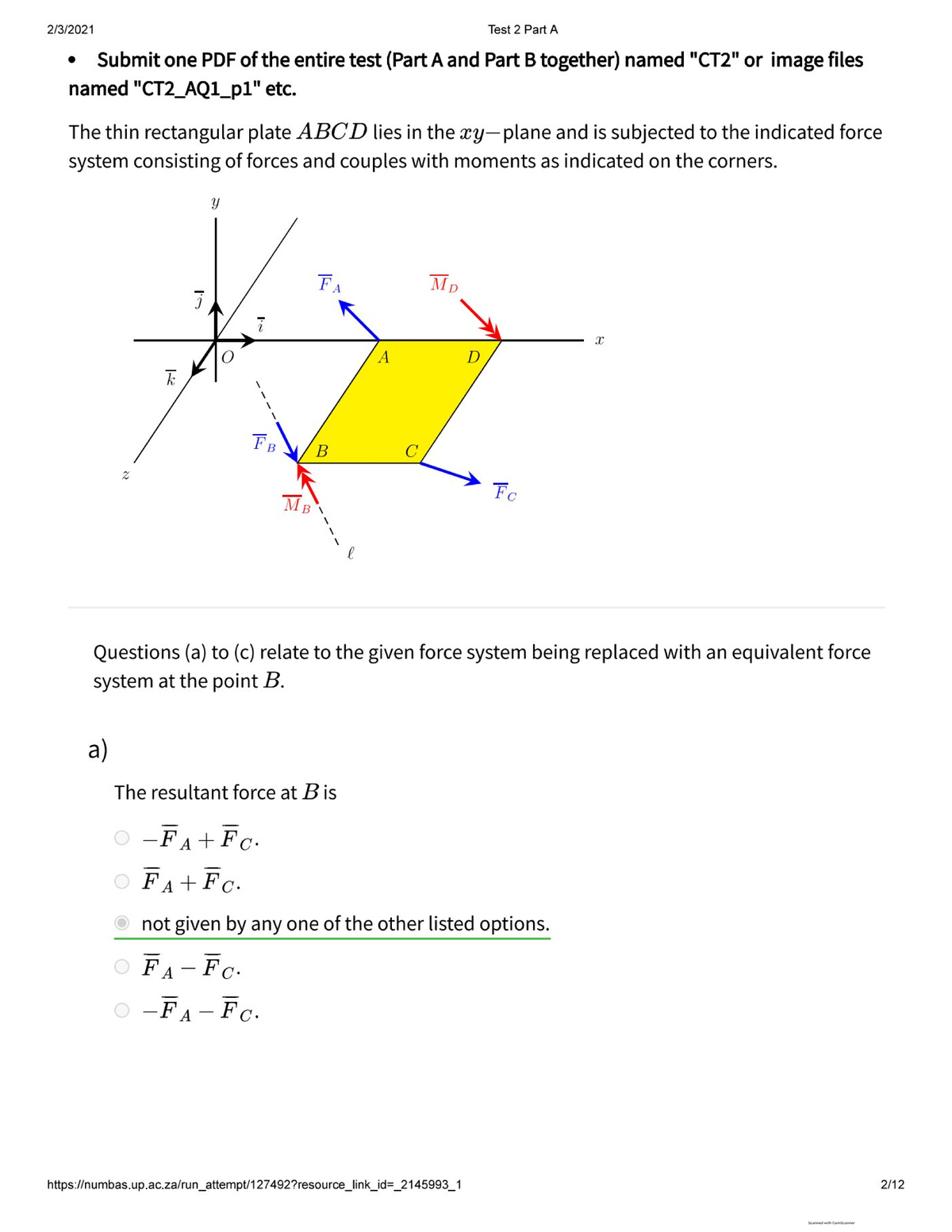 Summer school class test - SWK122 - Studocu