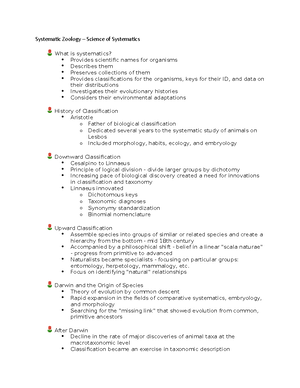 Phylogenetic Zoology - Phylogenetic Zoology Road Map Evidence used to ...