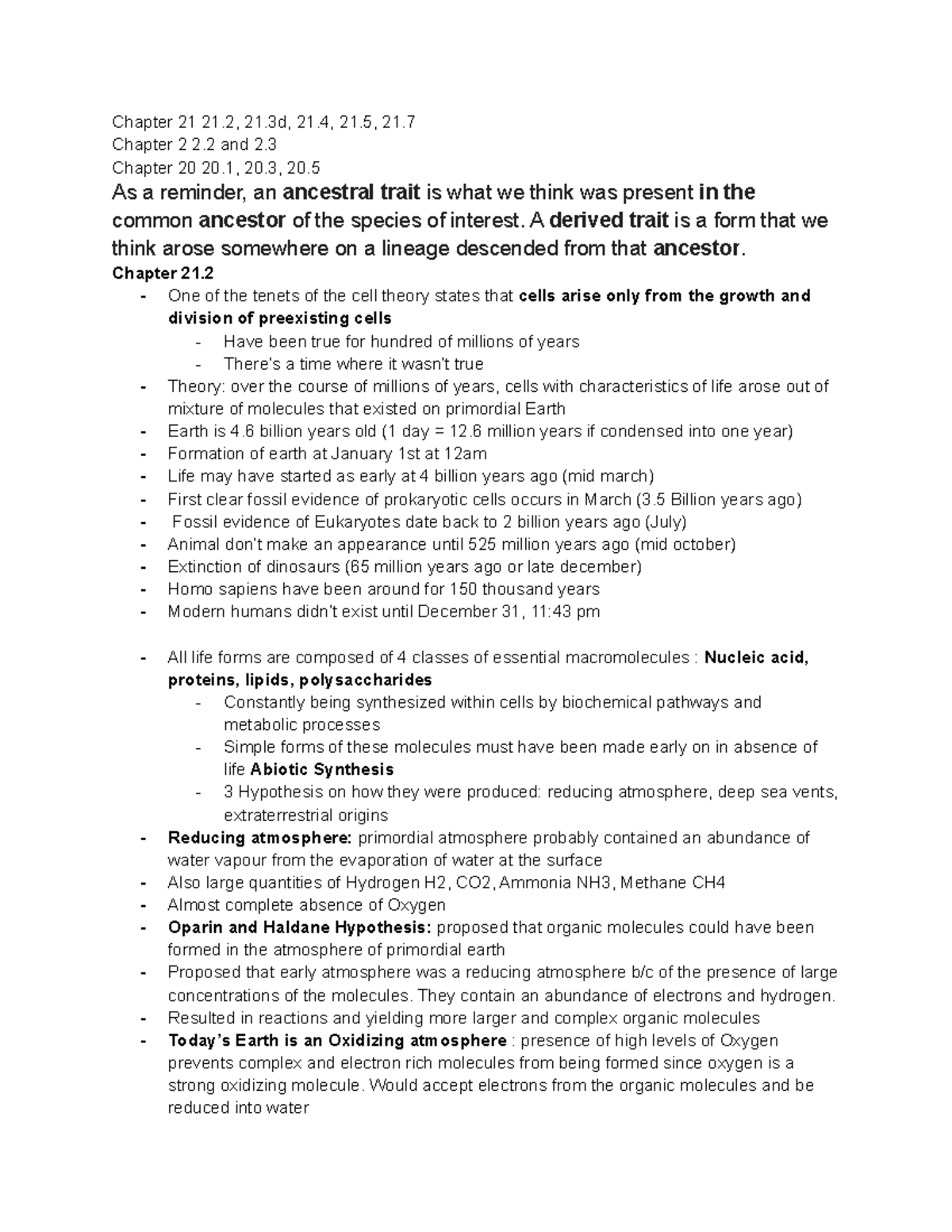 Cycle 10 - 1001 lecture notes - Chapter 21 21, 21, 21, 21, 21. Chapter ...