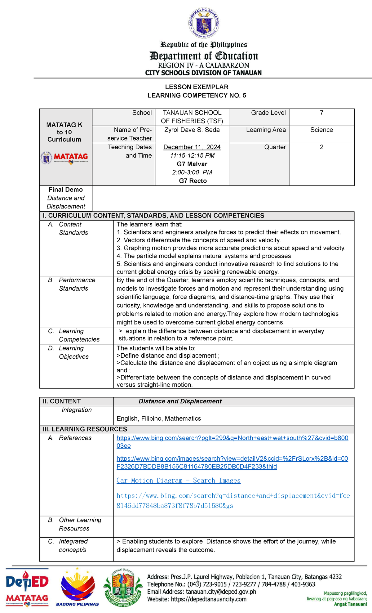 Inbound 4597962144709981693 - LESSON EXEMPLAR LEARNING COMPETENCY NO. 5 ...
