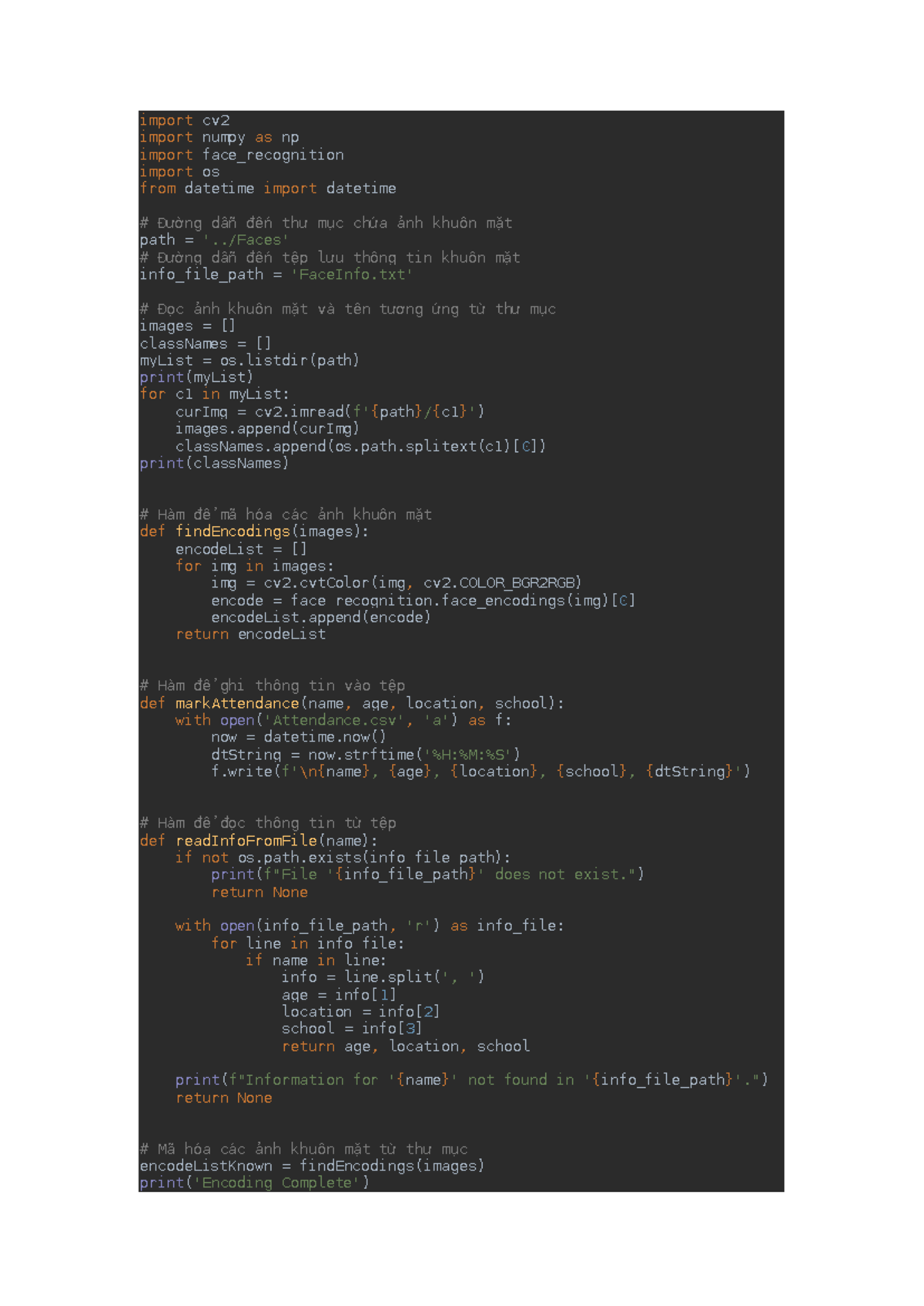 Import cv2 - qqqqq - import cv import numpy as np import face_recognition import os from ...
