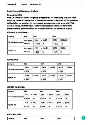 ACCT1101 Solution Chapter 06 - Tutorial Suggested solutions – Chapter 6 Assignment questions ...