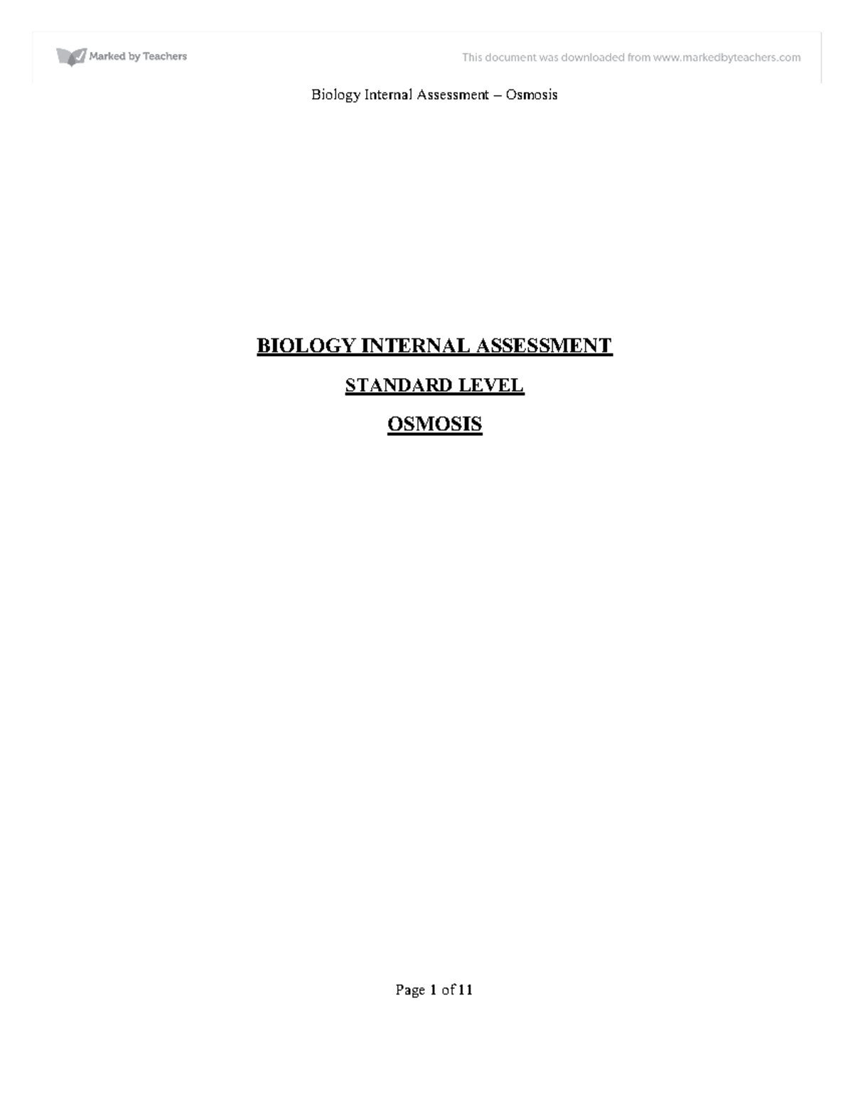 Osmosis internal assessment biology - 3DJH RI %,2/2*