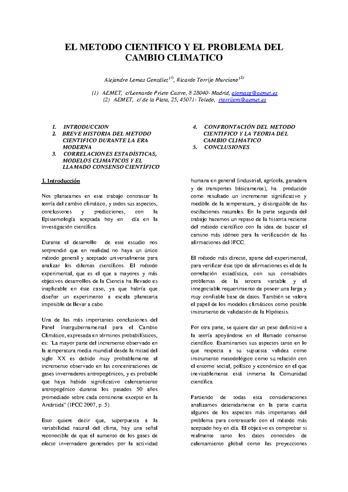 Mariangel - TRNAJO - EL METODO CIENTIFICO Y EL PROBLEMA DEL CAMBIO ...