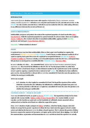 Nature of Land - midsessional notes - Nature of Land Land includes ...