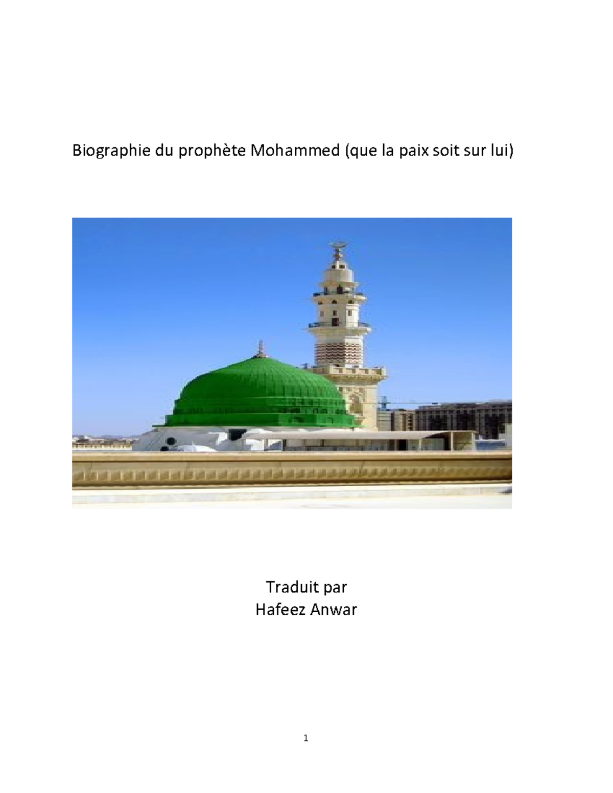 494154313 Biographie Des Propheten Mohammed French - Biographie du ...