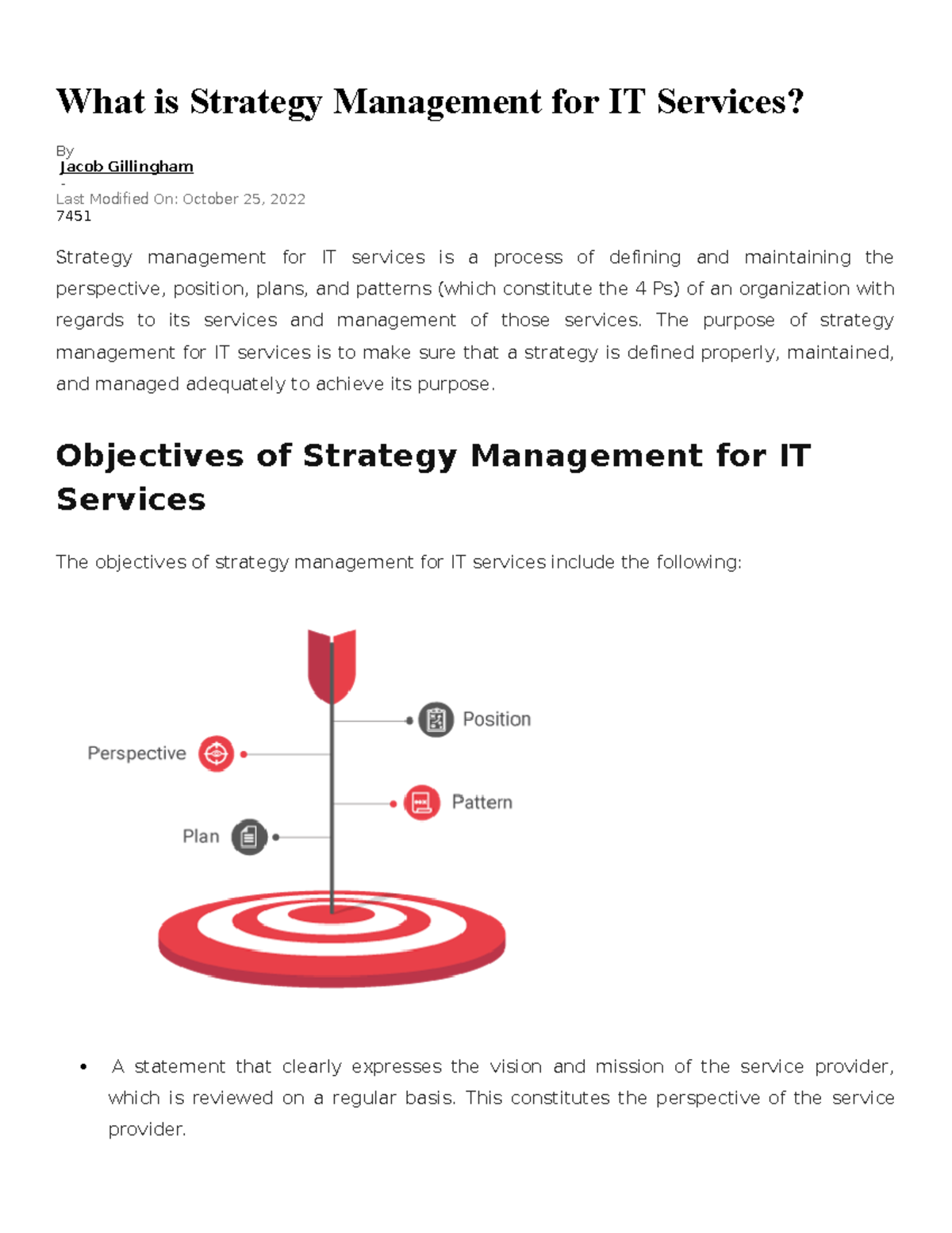 What is Strategy Management for IT Services - What is Strategy ...