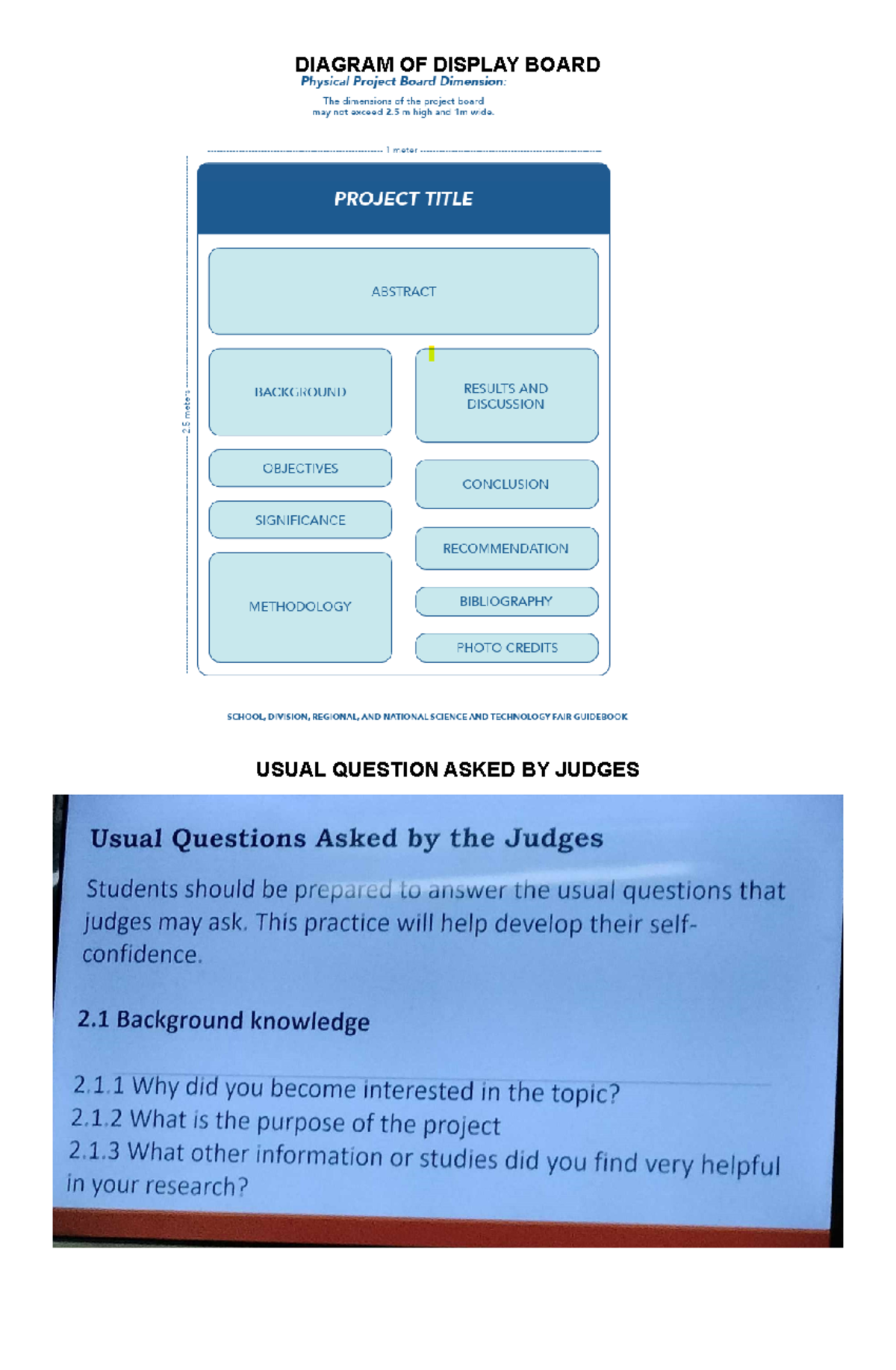 Research Q4 Reviewer - filipino 10 - DIAGRAM OF DISPLAY BOARD USUAL ...