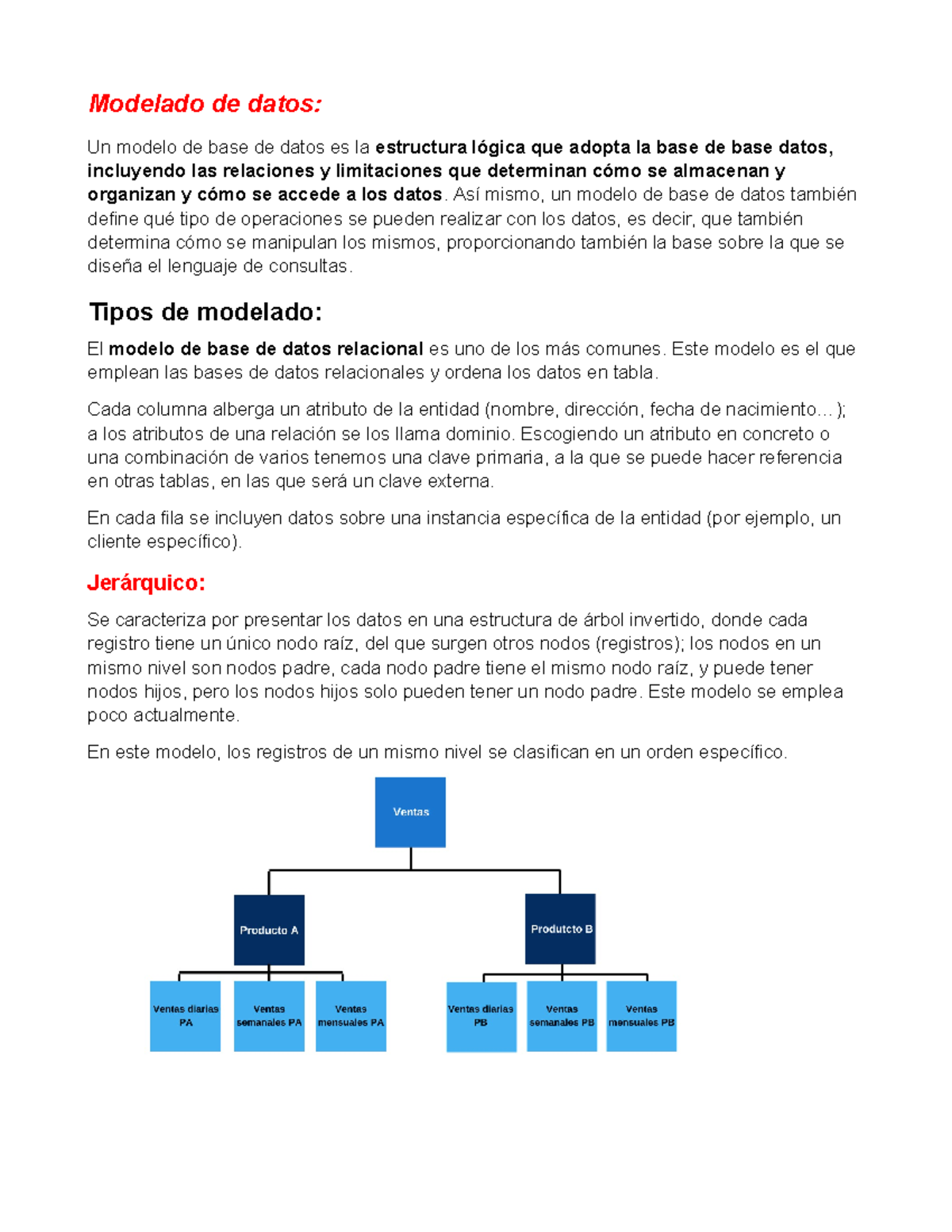 Modelado de datos en Software para Ingenieria de Software - Modelado de ...
